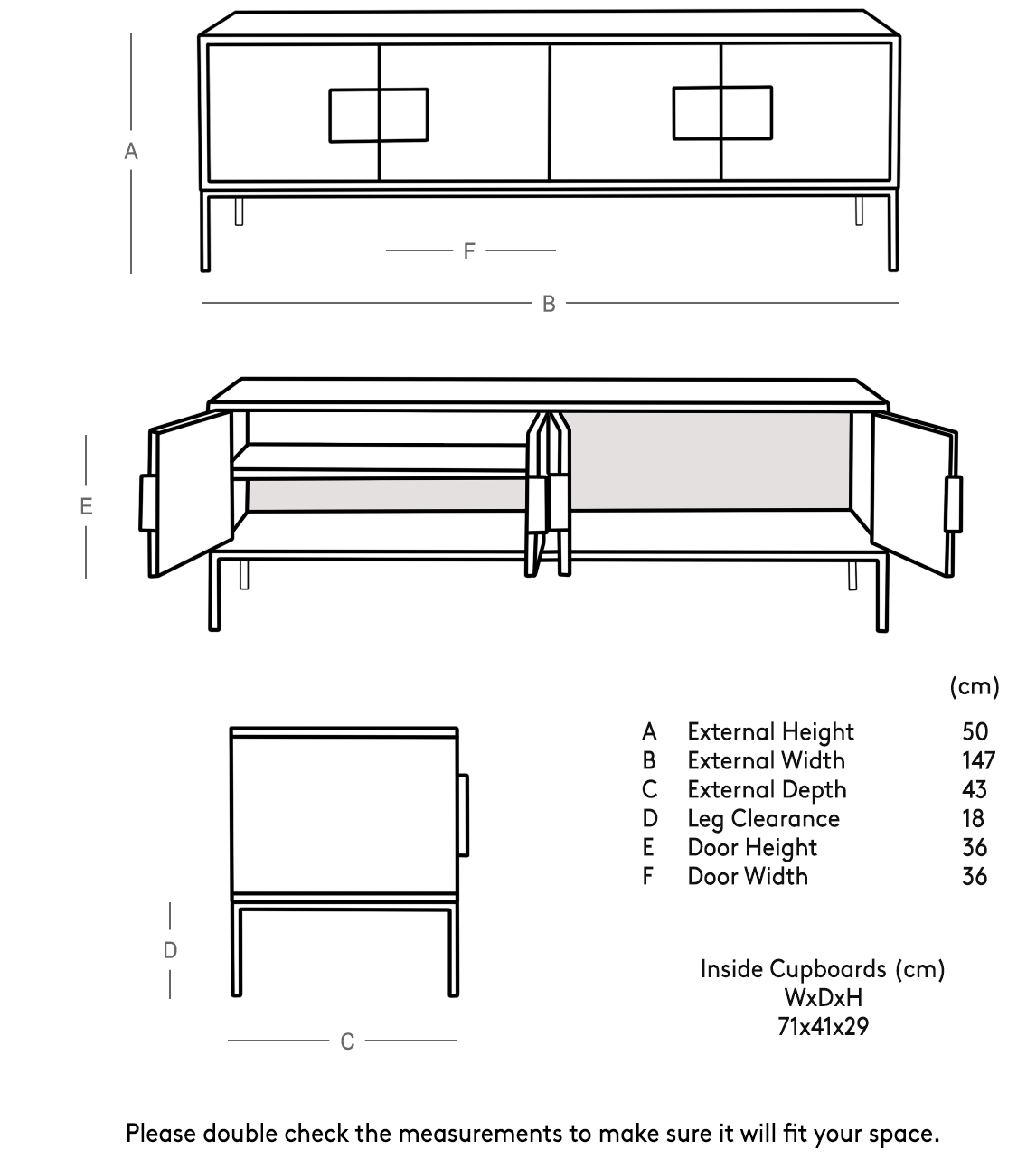 Banner Media Unit, Mid-Century Modern Style in Light Brown Mango Wood ...