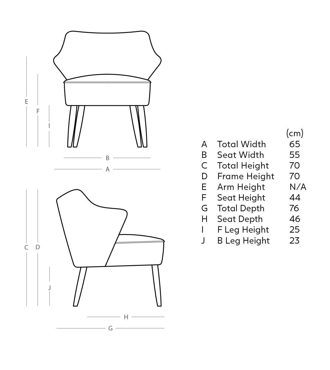 Elysse Cocktail Chair | Swoon