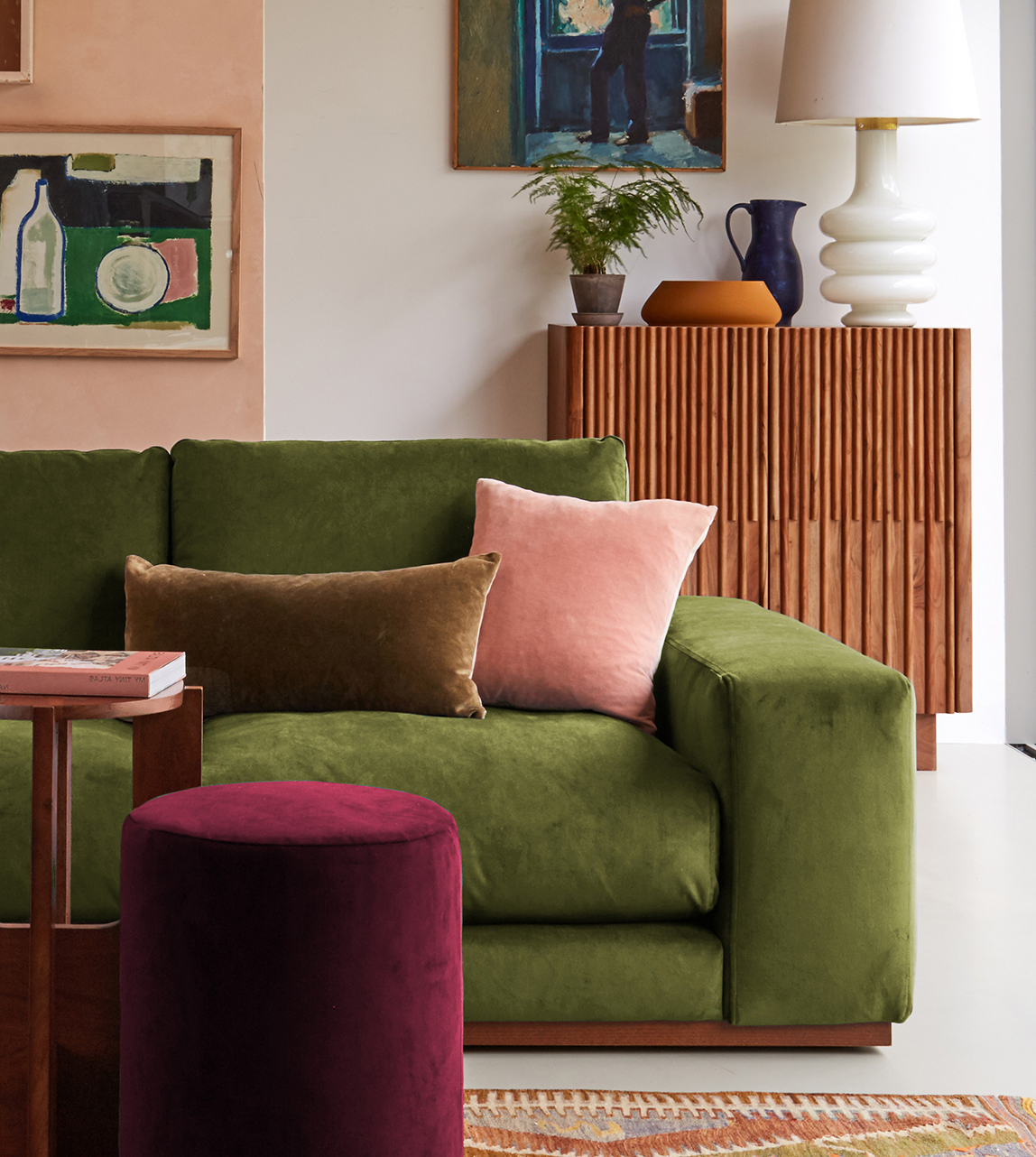 Denver Full Circle™ Small Left-Hand Corner Sofa | Swoon