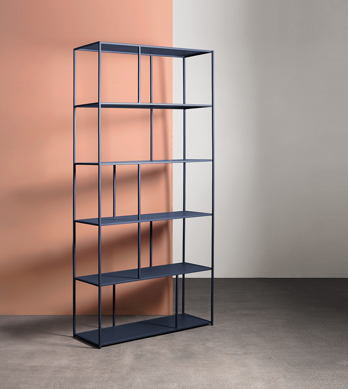Aero Industrial Shelving Unit in Blue | Swoon