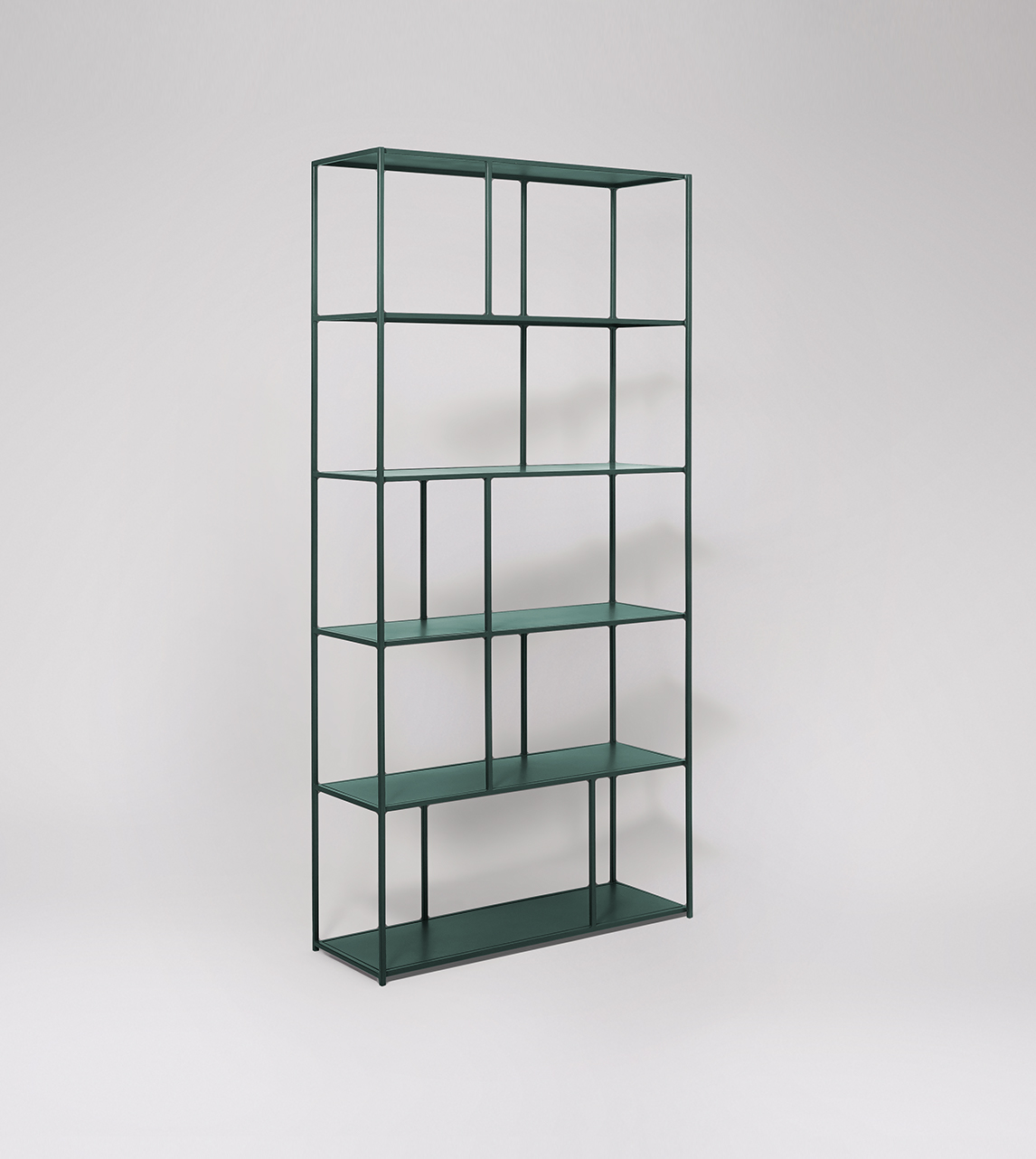 Aero Industrial Shelving Unit in Green | Swoon