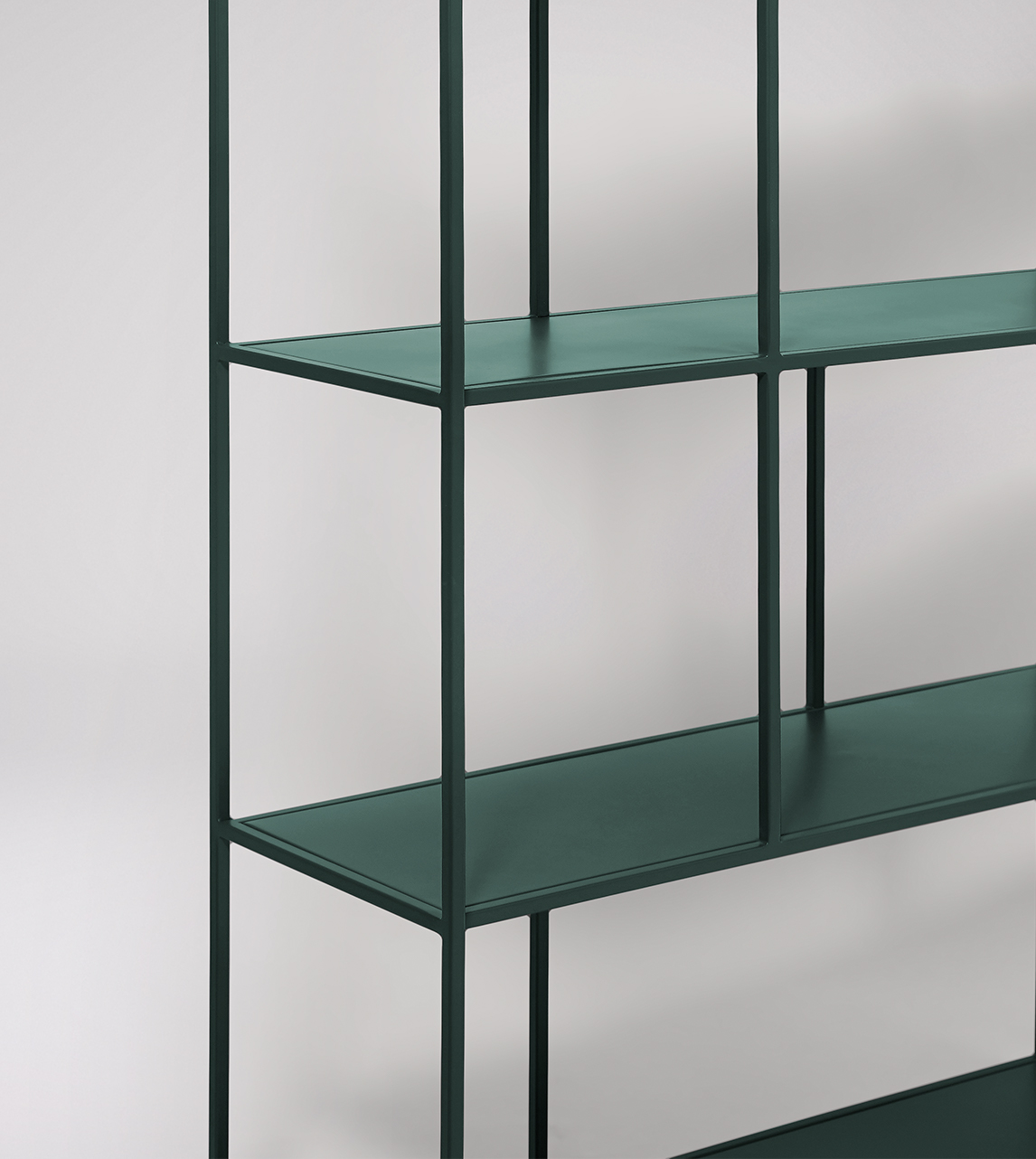 Aero Industrial Shelving Unit in Green | Swoon