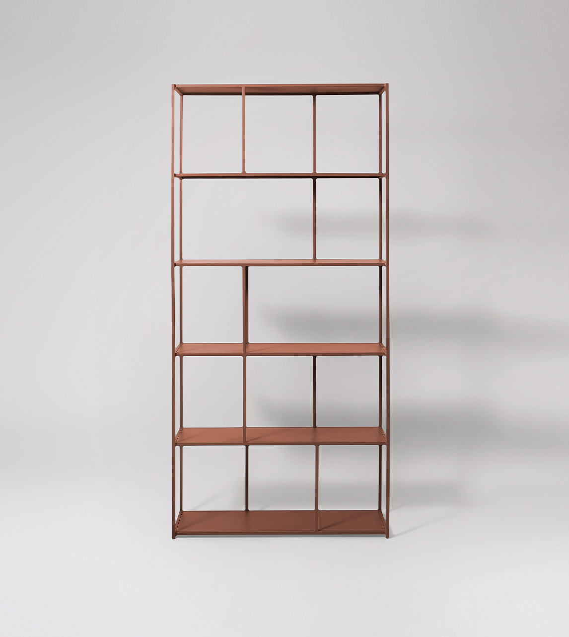 Aero Industrial Shelving Unit in Rust | Swoon