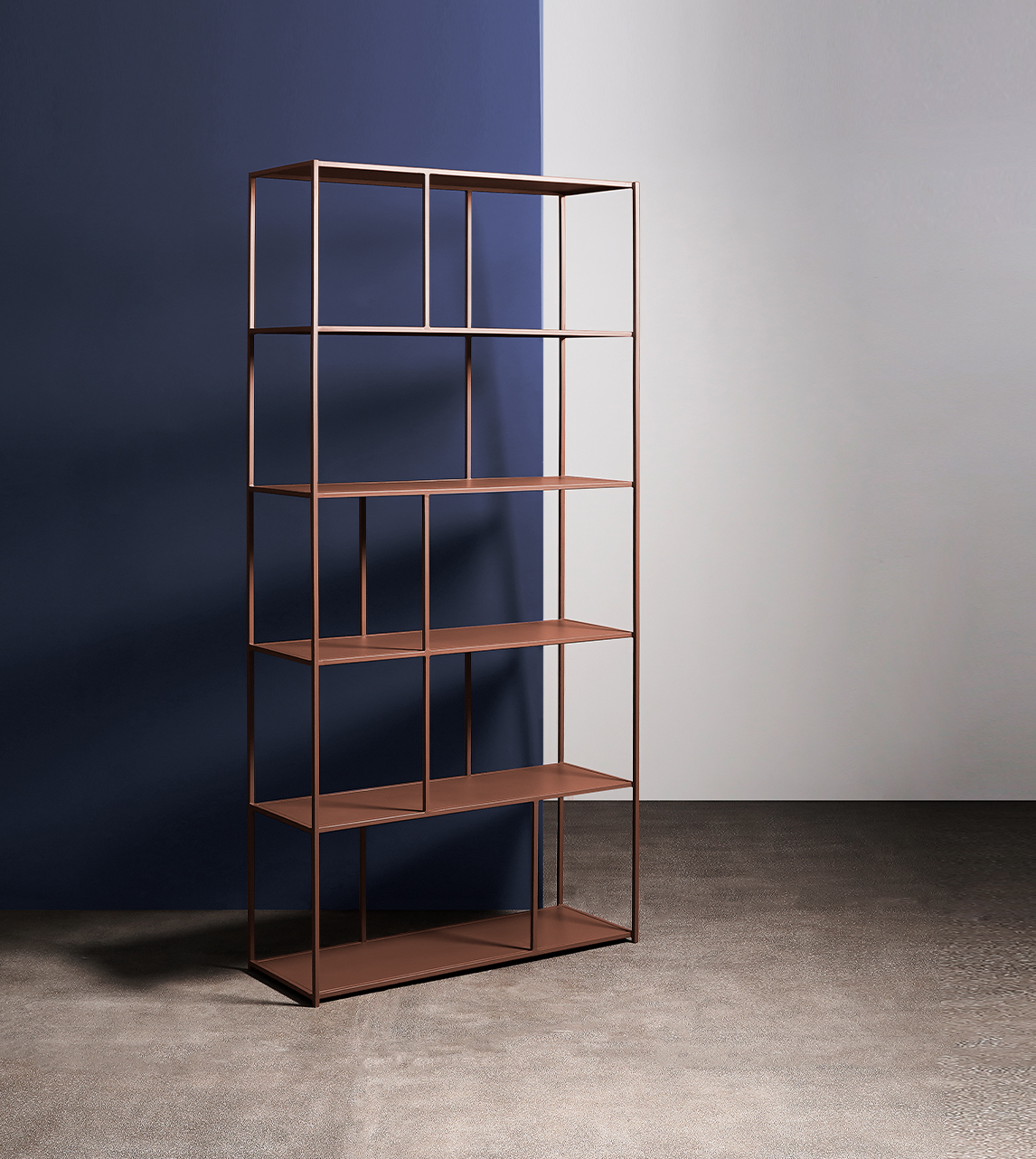 Aero Industrial Shelving Unit in Rust | Swoon