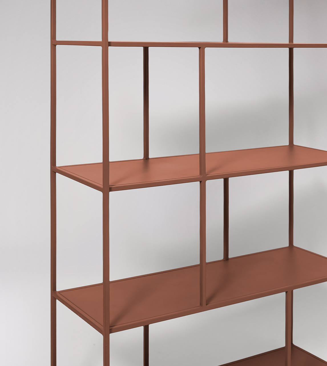 Aero Industrial Shelving Unit in Rust | Swoon