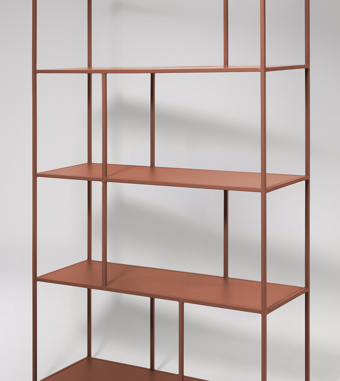 Aero Industrial Shelving Unit in Rust | Swoon