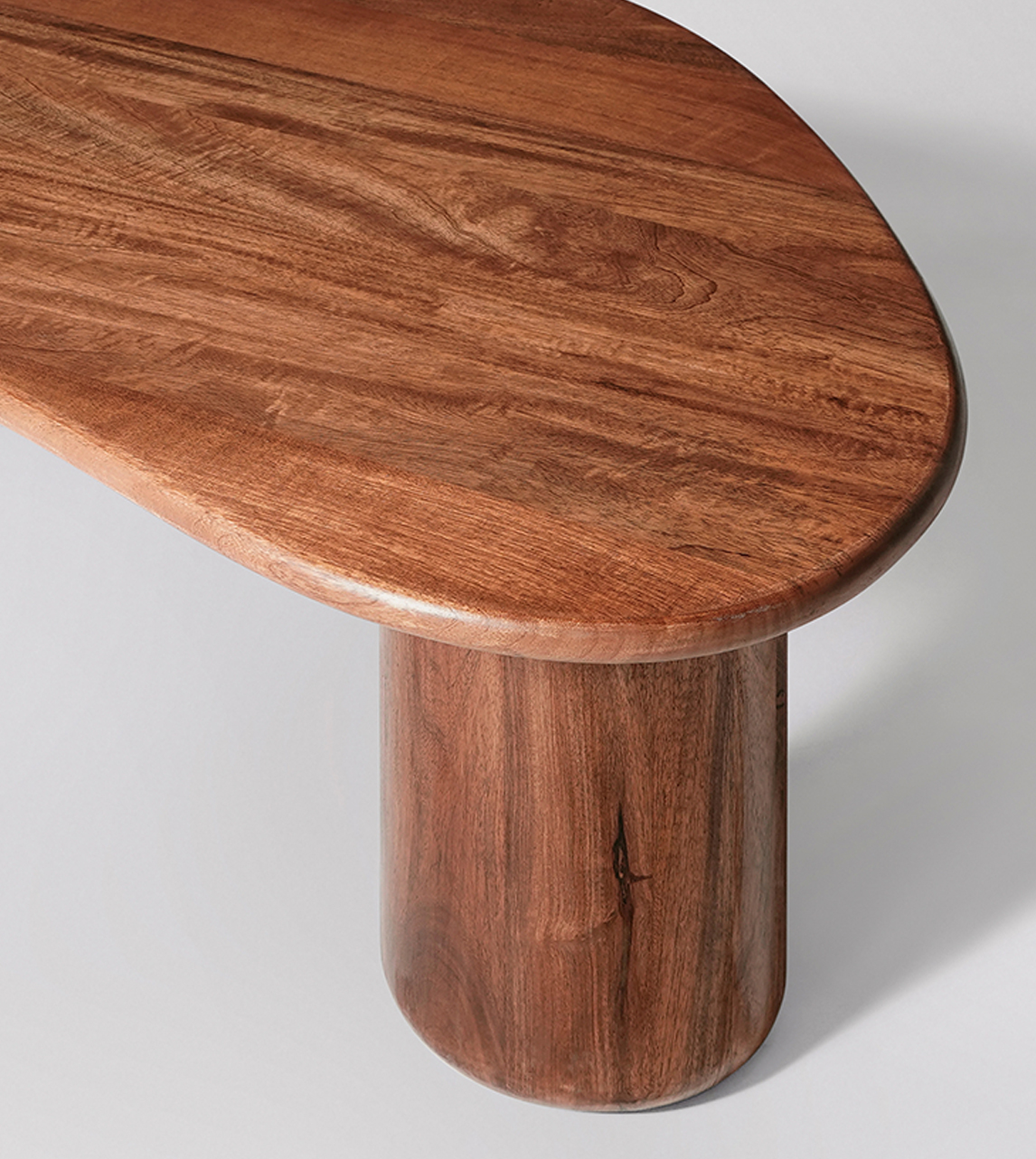 Arvan Maximalist Coffee Table in Dark Brown Mango Wood | Swoon