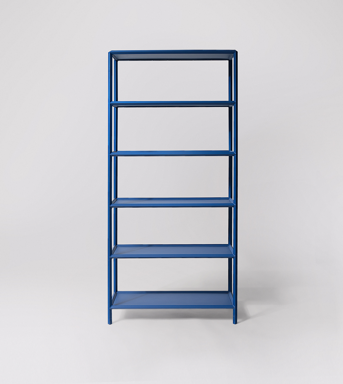Beckett Mid Century Shelving Unit in Blue | Swoon