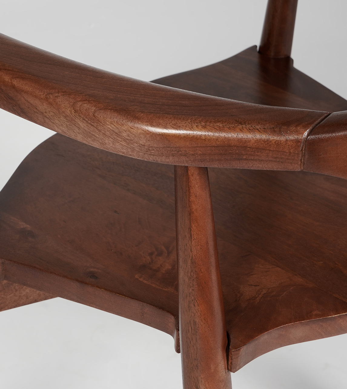 Braga Maximalist Dining Chair in Dark Brown Mango Wood | Swoon