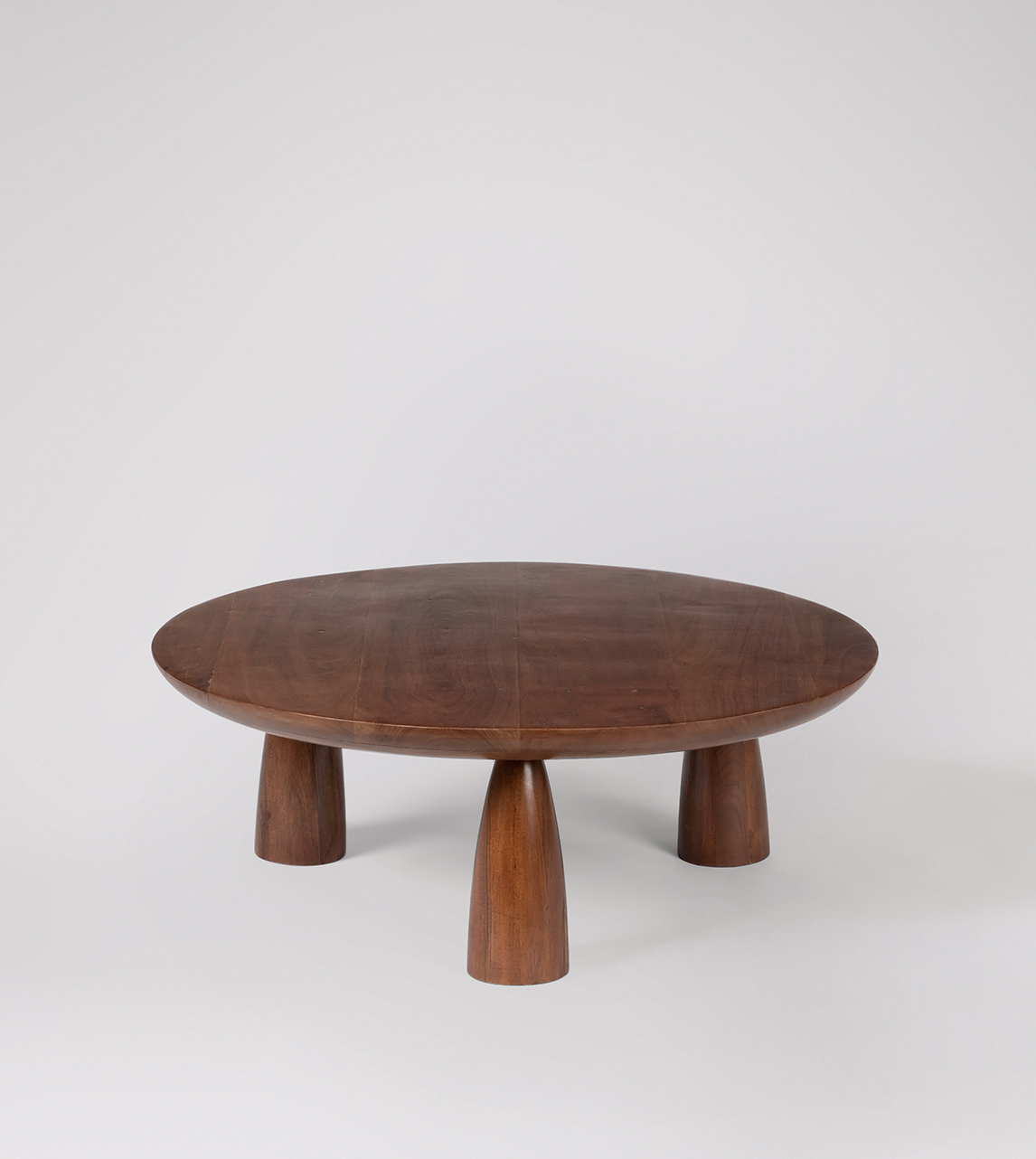 Cole Scandi Coffee Table in Dark Brown Acacia | Swoon