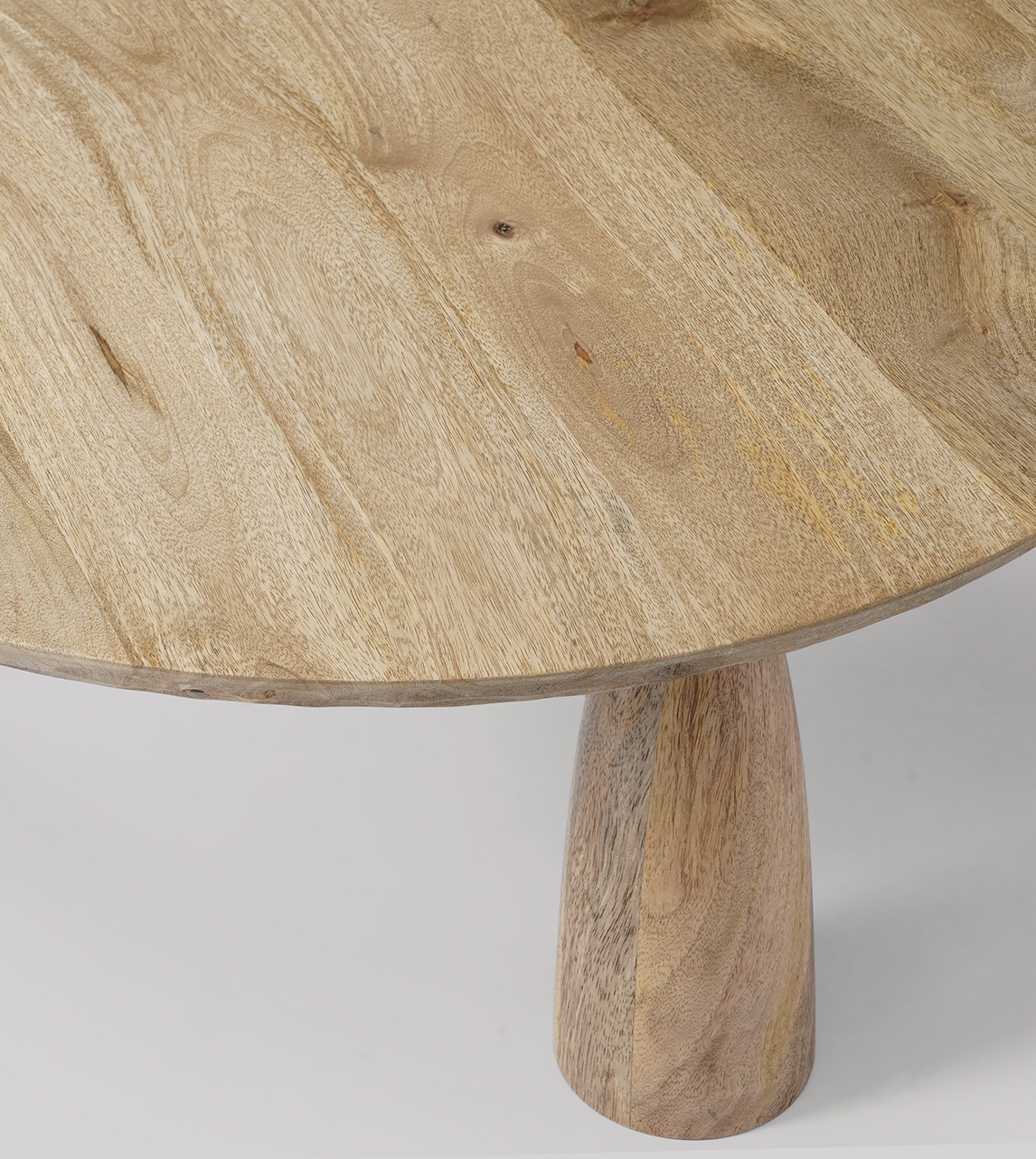 Cole Scandi Coffee Table in Natural Oak-Stained Mango Wood | Swoon