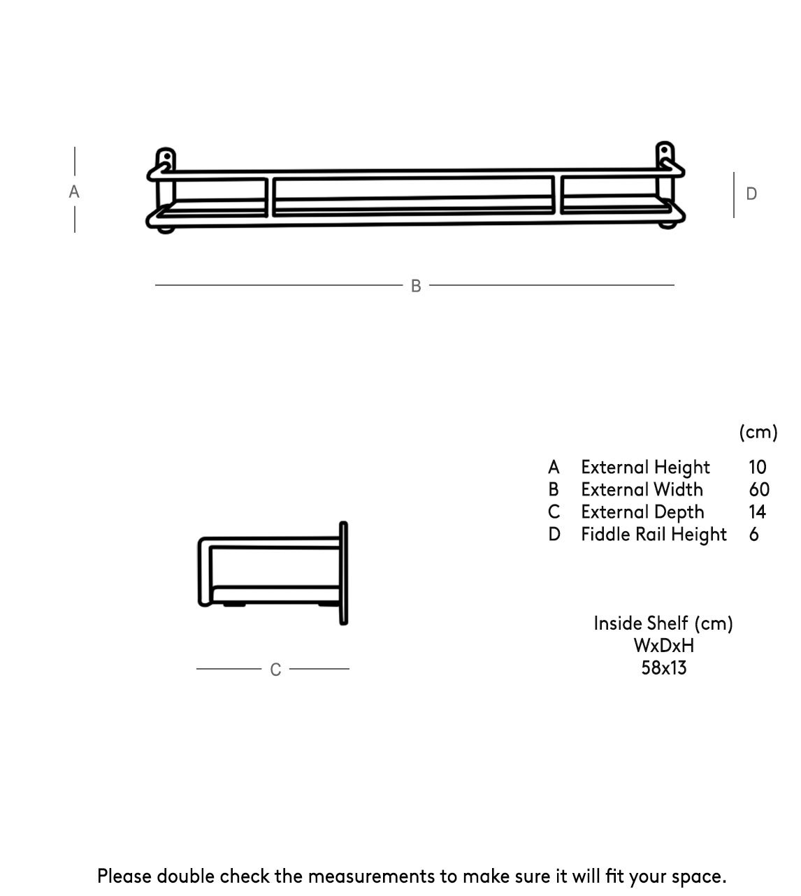 Connaught Art Deco Floating Shelf in White Marble & Brass-plated Steel ...