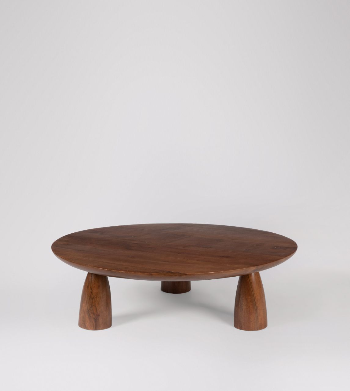 Cole Scandi Coffee Table in Dark Brown Acacia | Swoon