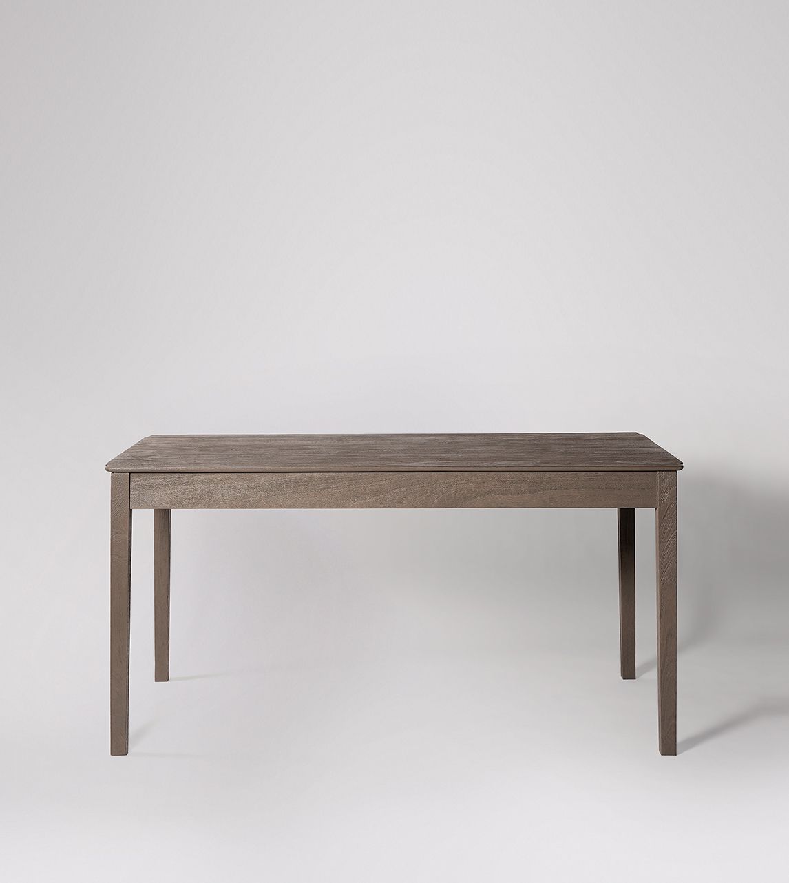 Duval Classic Six-seater Dining Table in Sandblasted Grey Mango Wood | Swoon