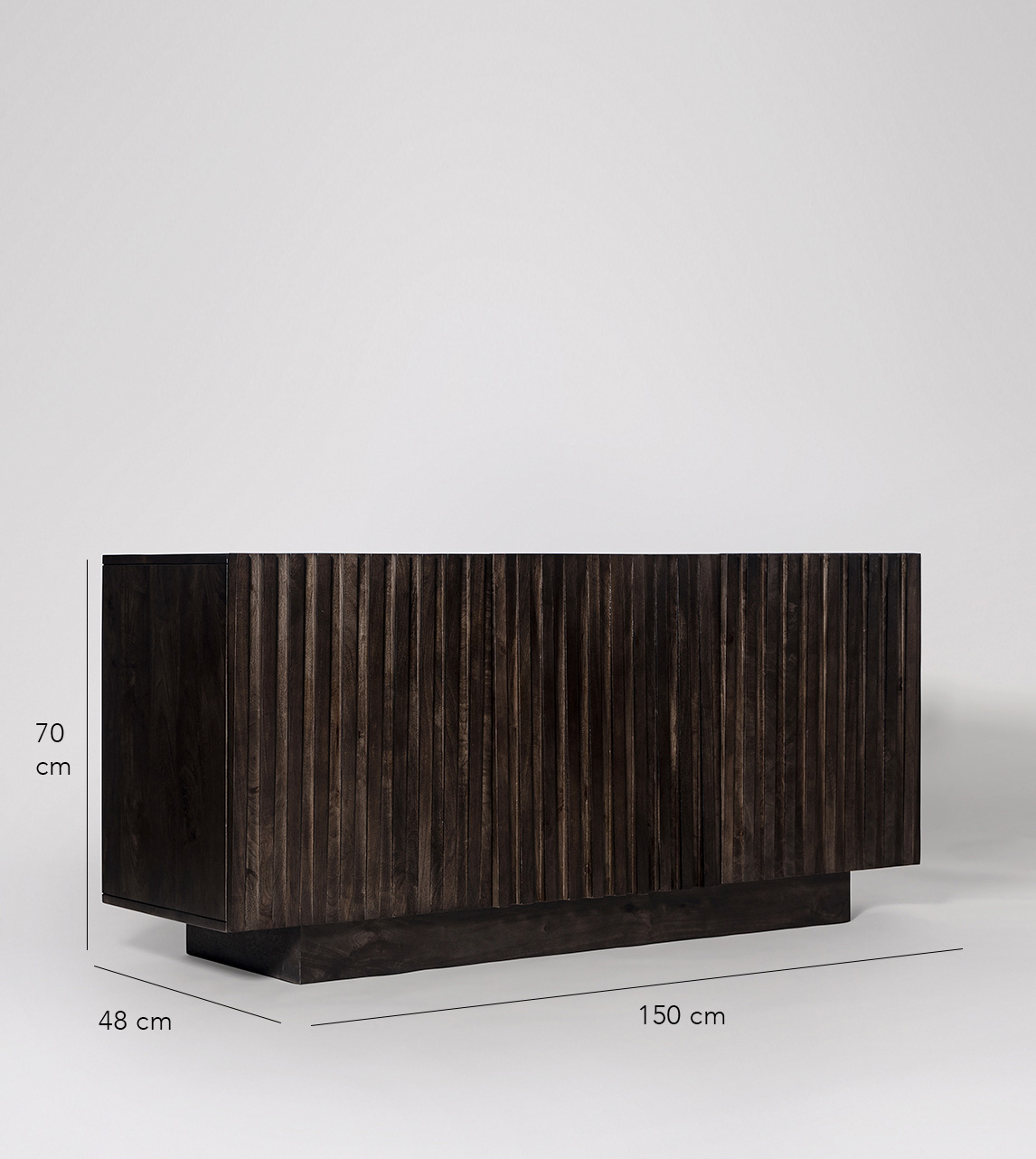Dean Scandi Sideboard in Tobacco-stained Mango Wood | Swoon