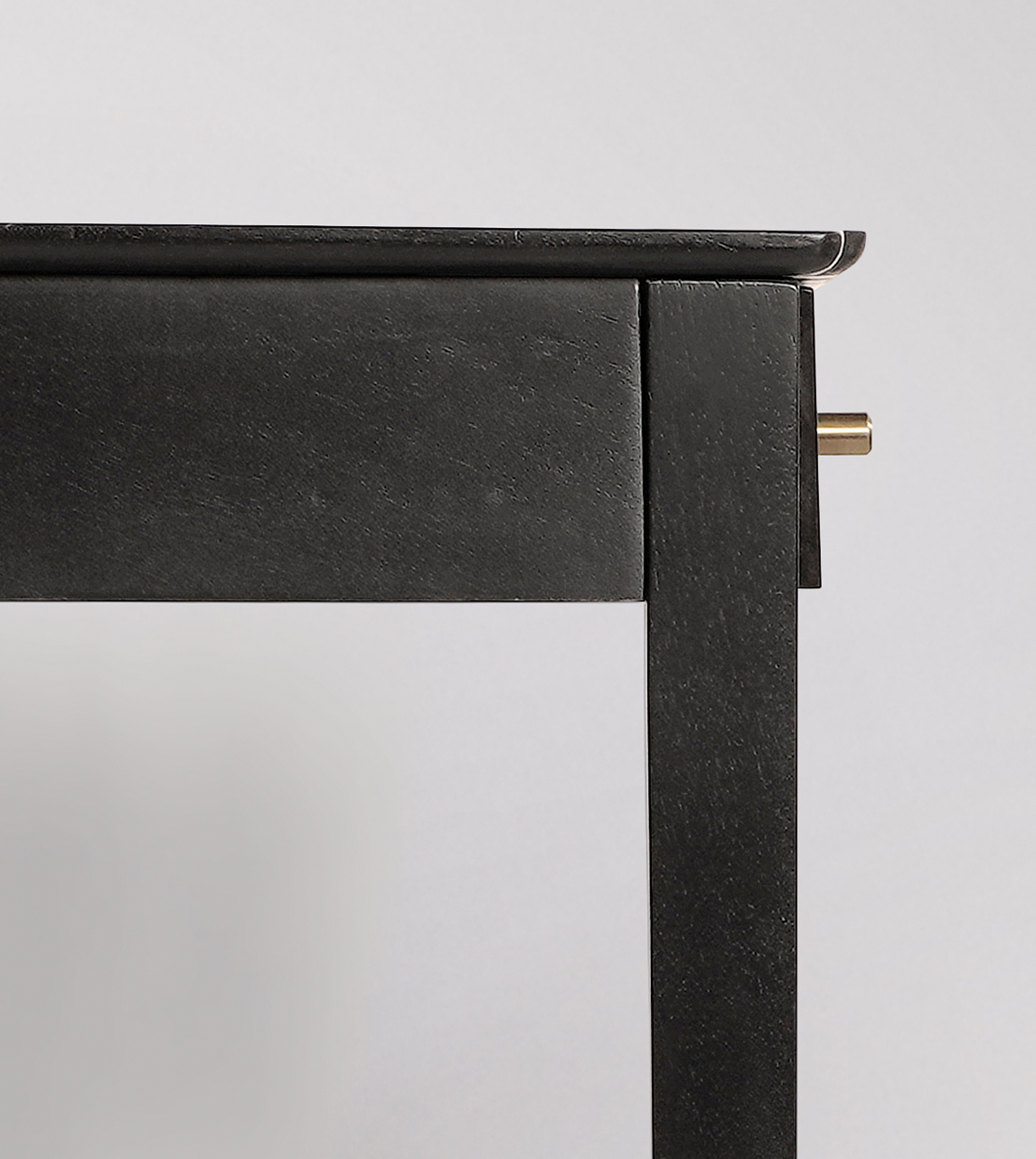 Duval Classic Six-seater Dining Table in Black Mango Wood | Swoon