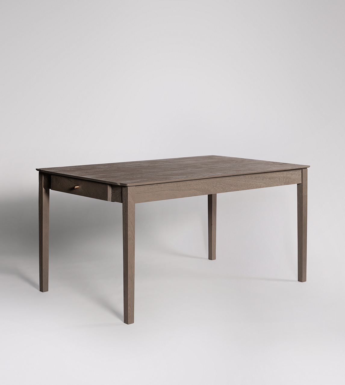 Duval Classic Six-seater Dining Table in Sandblasted Grey Mango Wood | Swoon