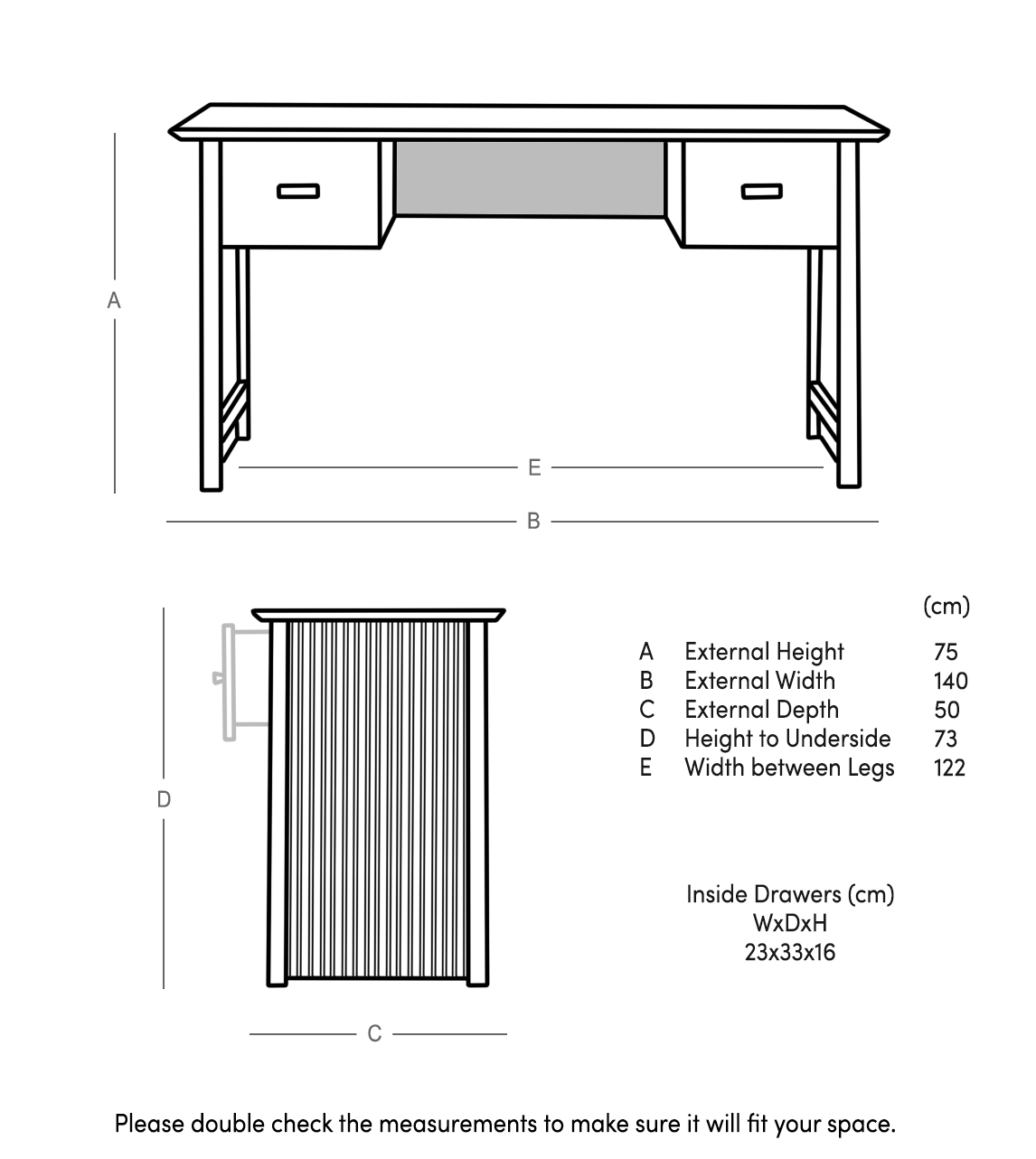 Emiko Scandi Desk in Natural Oak-Stained Mango Wood | Swoon