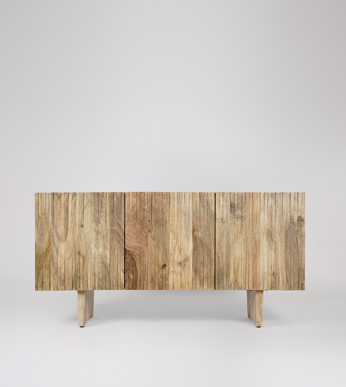Finchley Scandi Sideboard in Natural Oak-Stained Mango Wood | Swoon