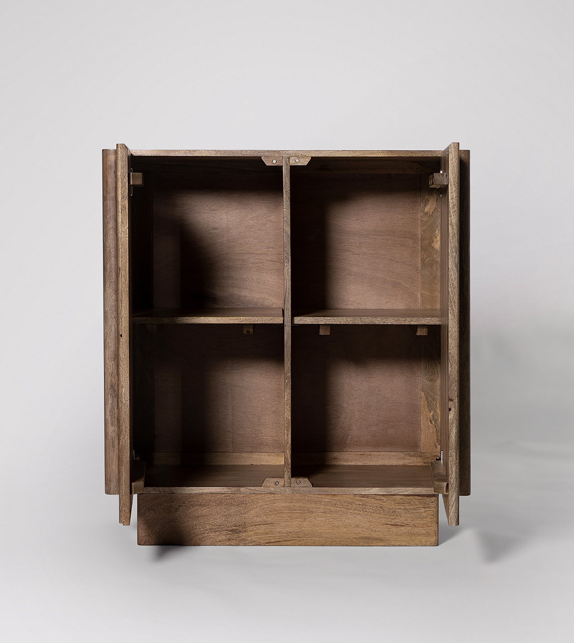 Hampstead Scandi Cabinet in Natural Oak-Stained Mango Wood | Swoon