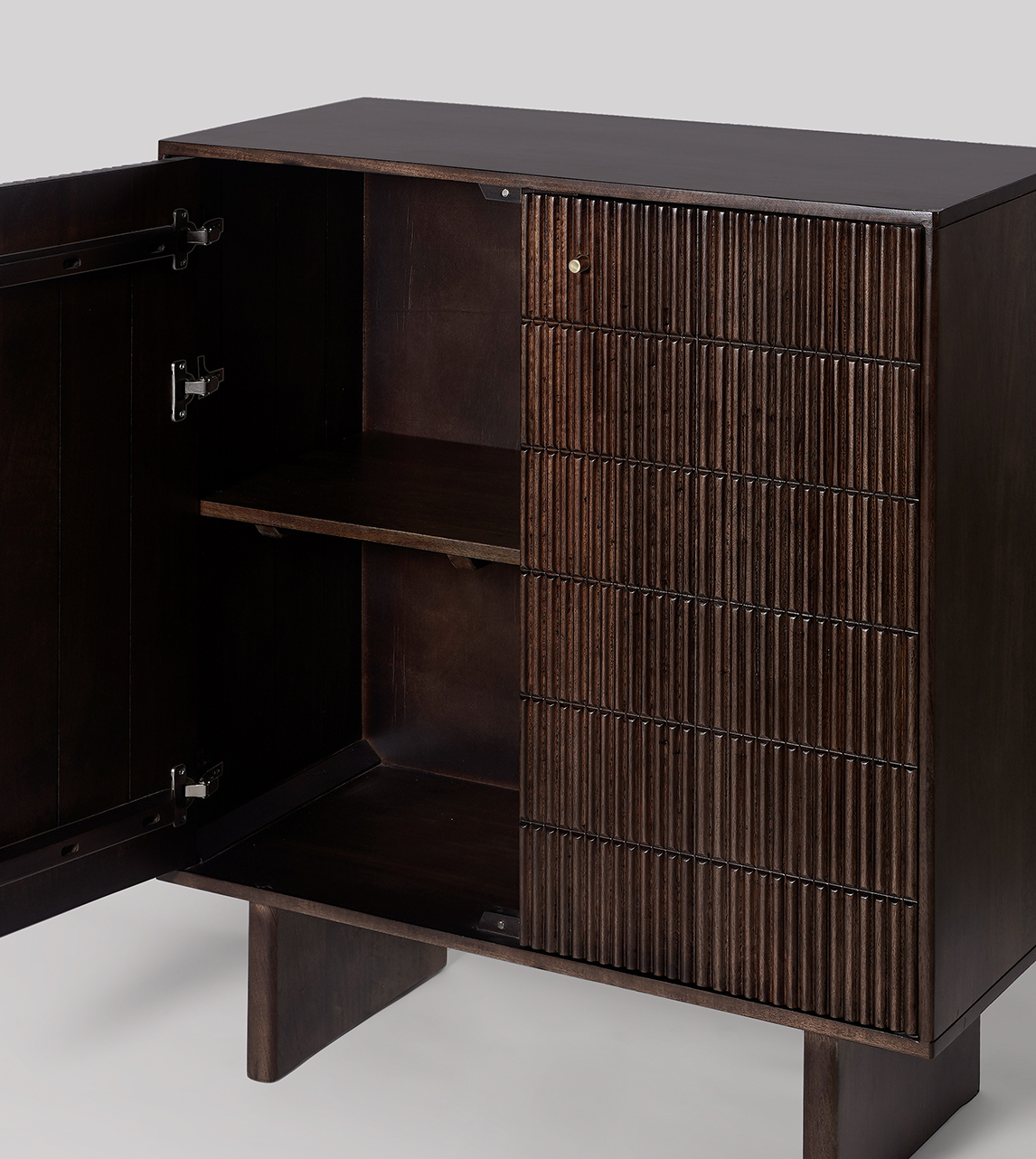 Highgate Scandi Cabinet in Tobacco-stained Mango Wood | Swoon