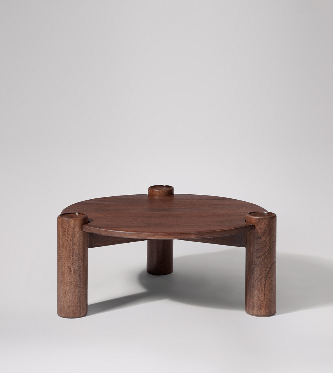 Irwell Maximalist Coffee Table in Dark Brown Mango Wood | Swoon