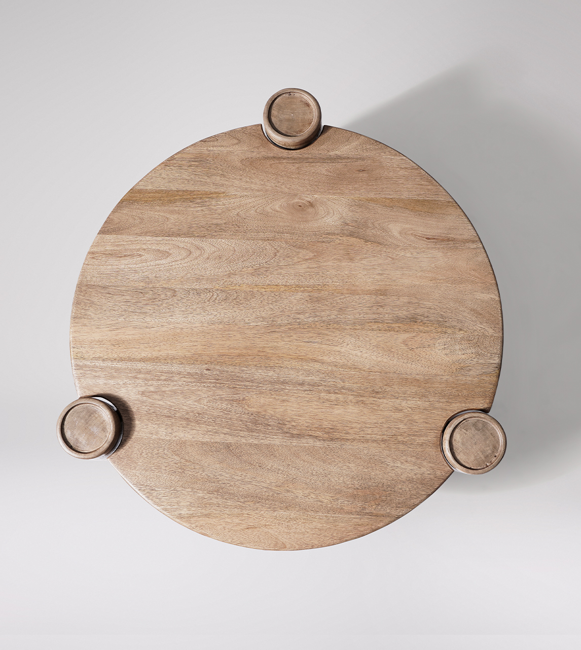 Irwell Maximalist Coffee Table in Natural Oak-Stained Mango Wood | Swoon