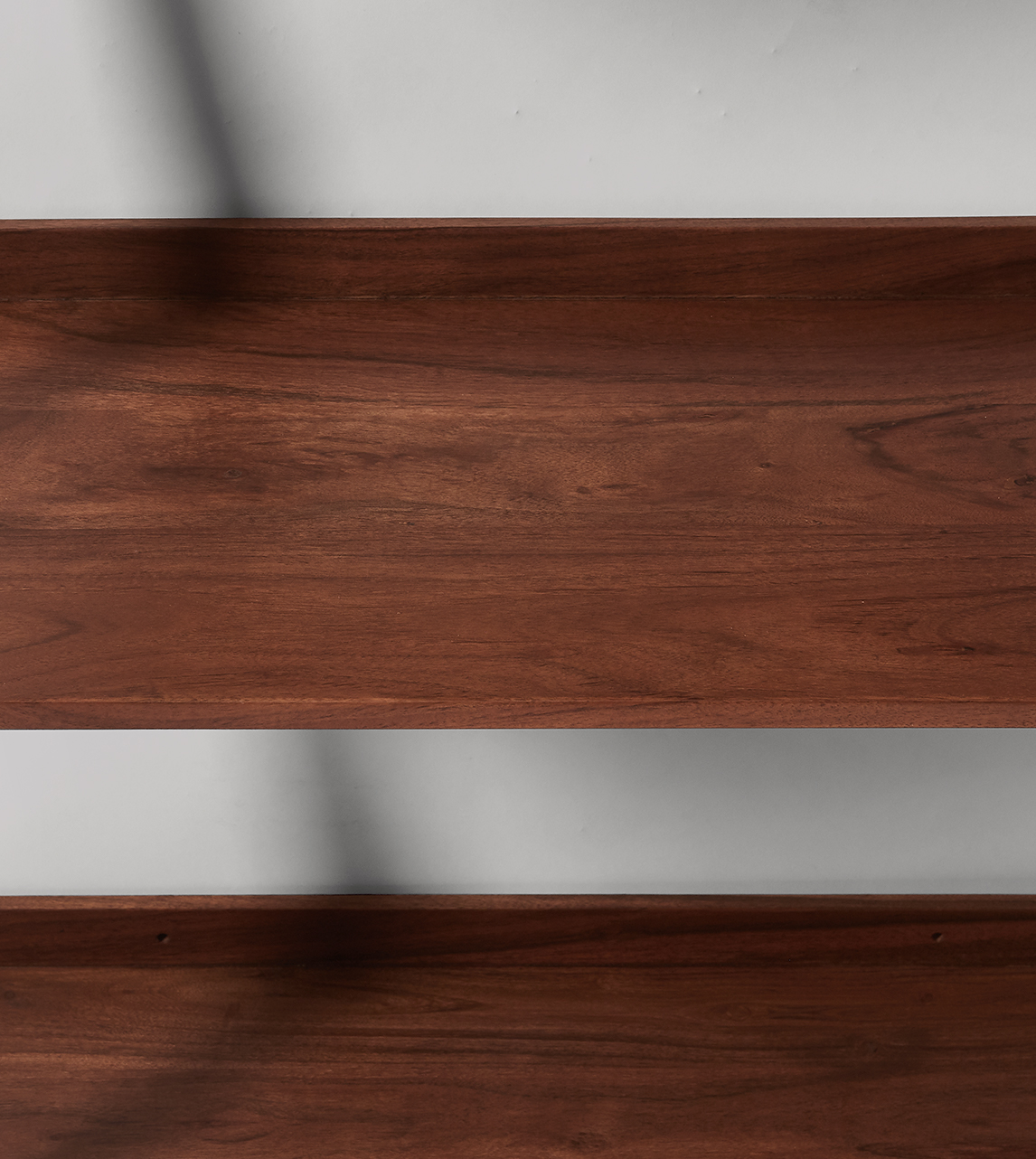 Southwark Contemporary Style Shelving Unit in Dark Brown Acacia | Swoon