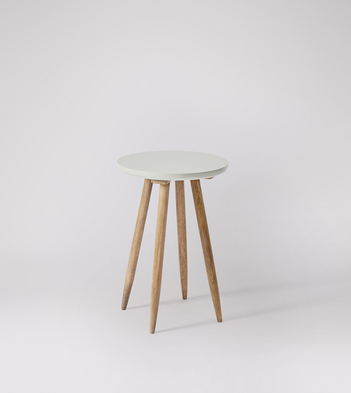 Southwark Contemporary Style Side Table in Light Grey | Swoon