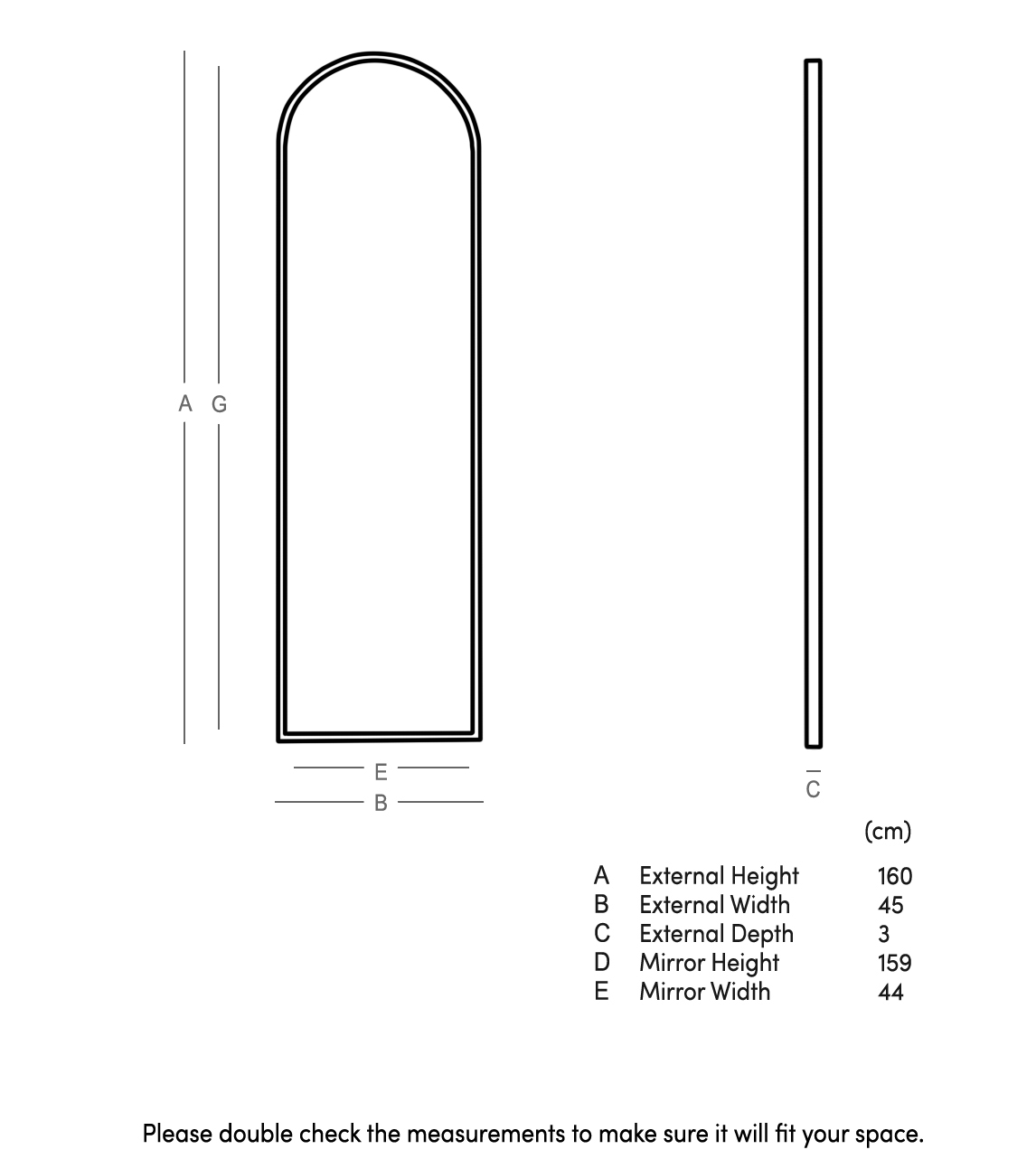 Lark Luxe Round Mirror in White Steel | Swoon