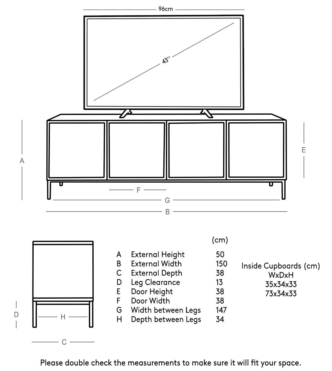 Melvyn Media Unit in Natural Mango Wood | Swoon