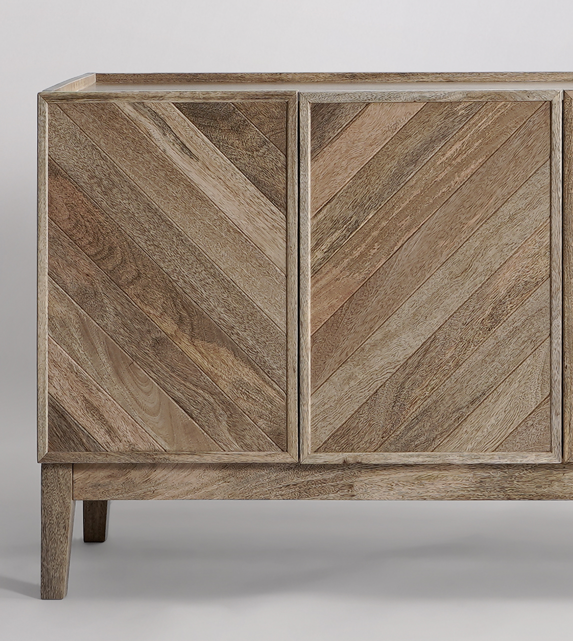 Metz Contemporary Sideboard in Natural Mango Wood | Swoon