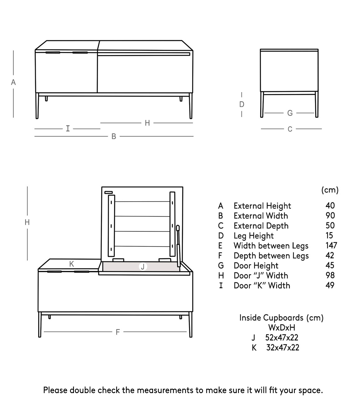 Mosby Storage Box in Acacia, Brass & Black Steel | Swoon