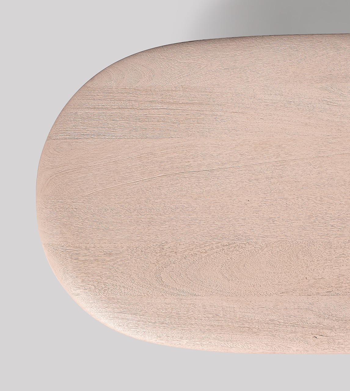 Slapton Maximalist Coffee Table in Sandblasted Grey Mango Wood | Swoon