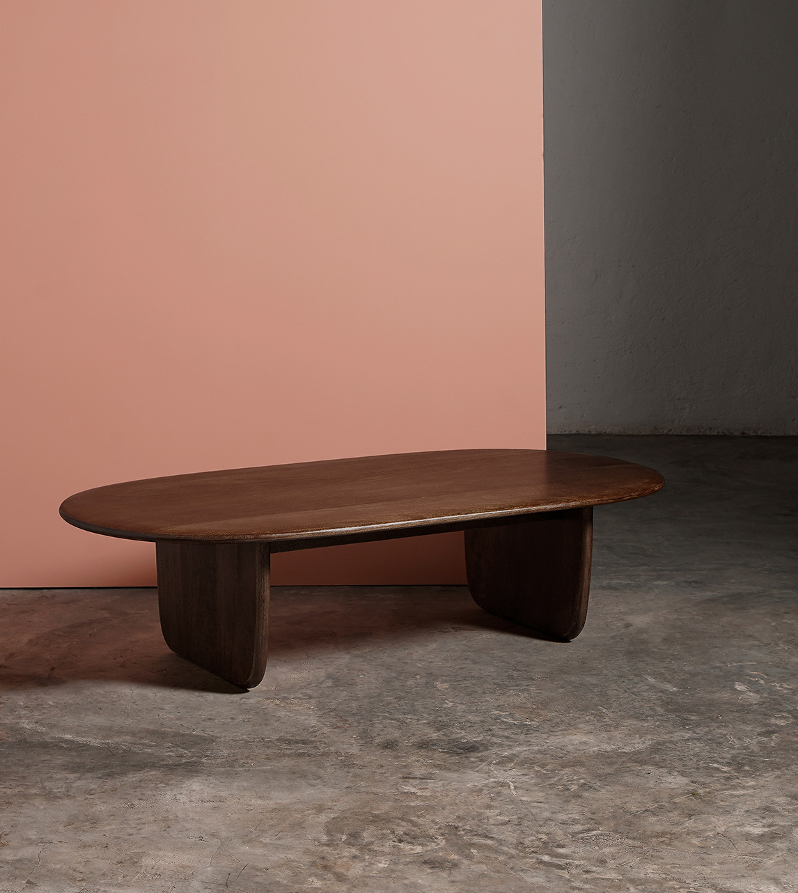 Slapton Maximalist Coffee Table in Tobacco-stained Mango Wood | Swoon