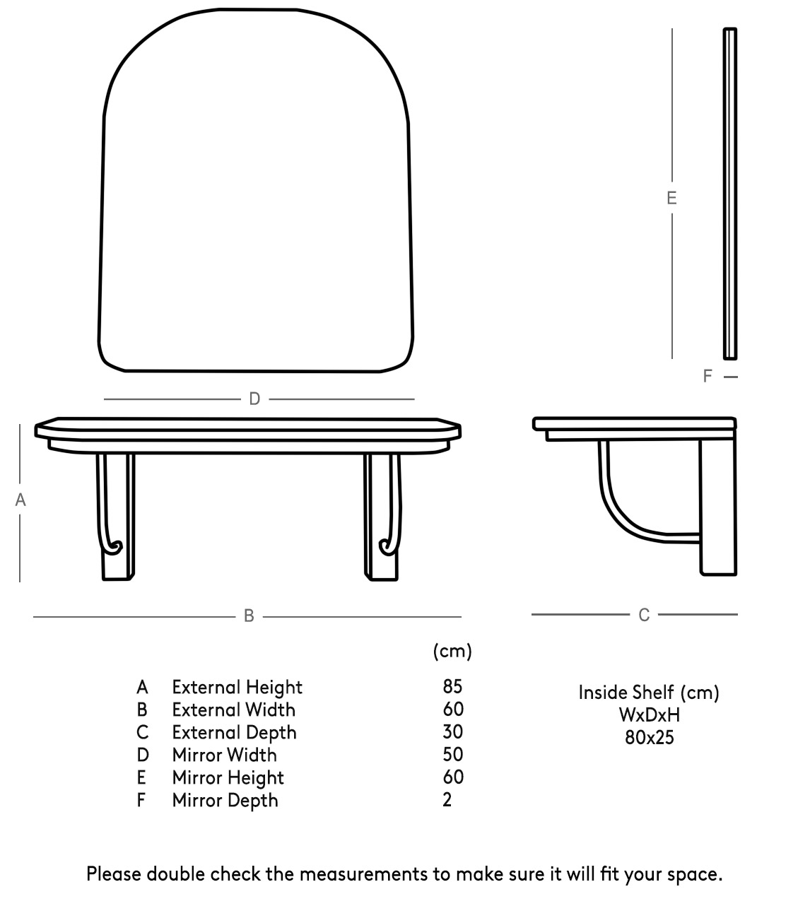Harpenden Small Floating Dressing Table in White Marble, Tobacco ...