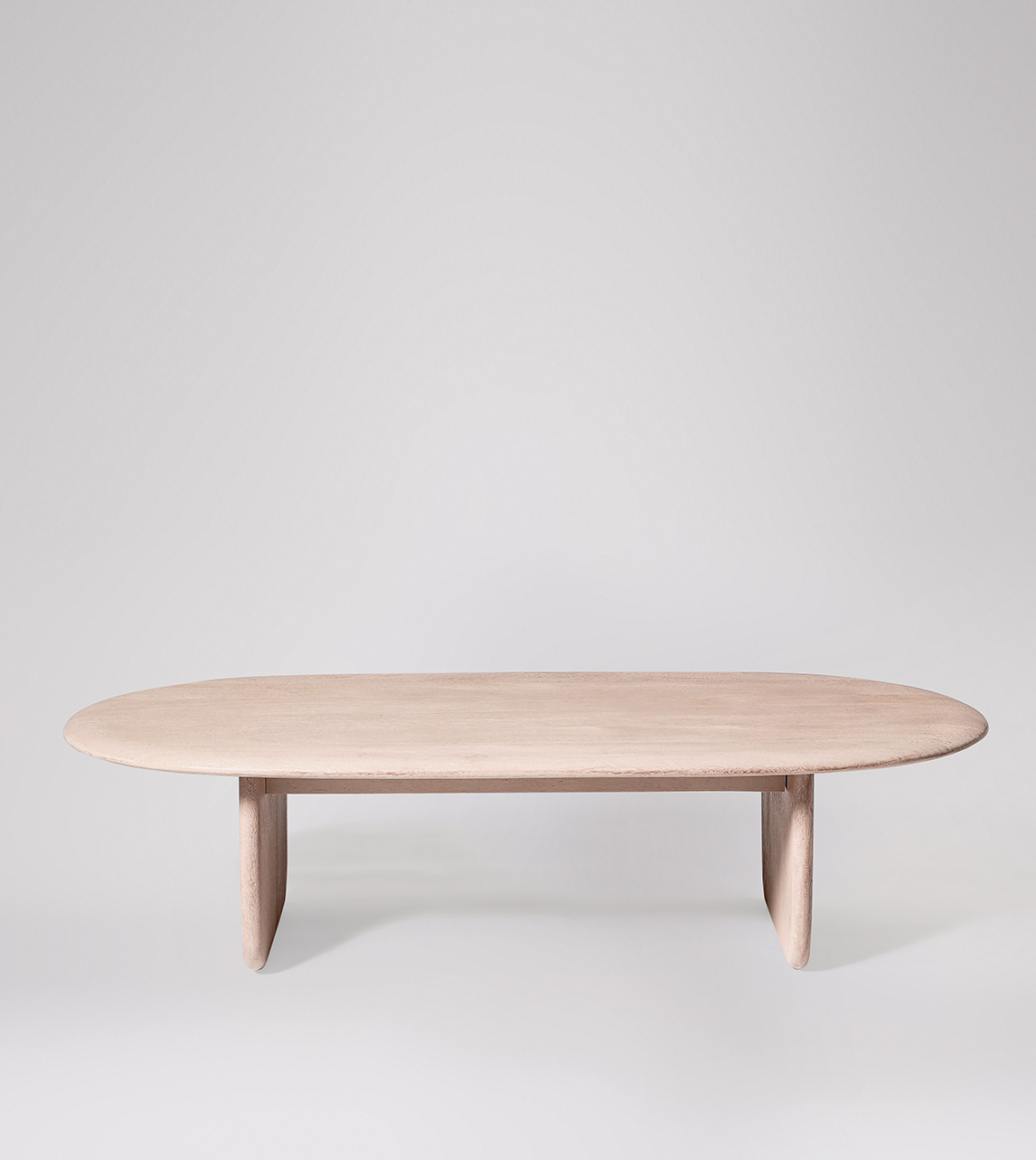Slapton Maximalist Coffee Table in Sandblasted Grey Mango Wood | Swoon