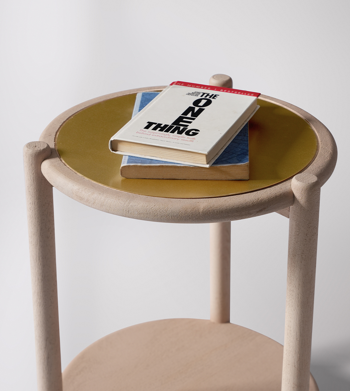 Vicki Mid Century Side Table in Sandblasted Grey Mango Wood | Swoon
