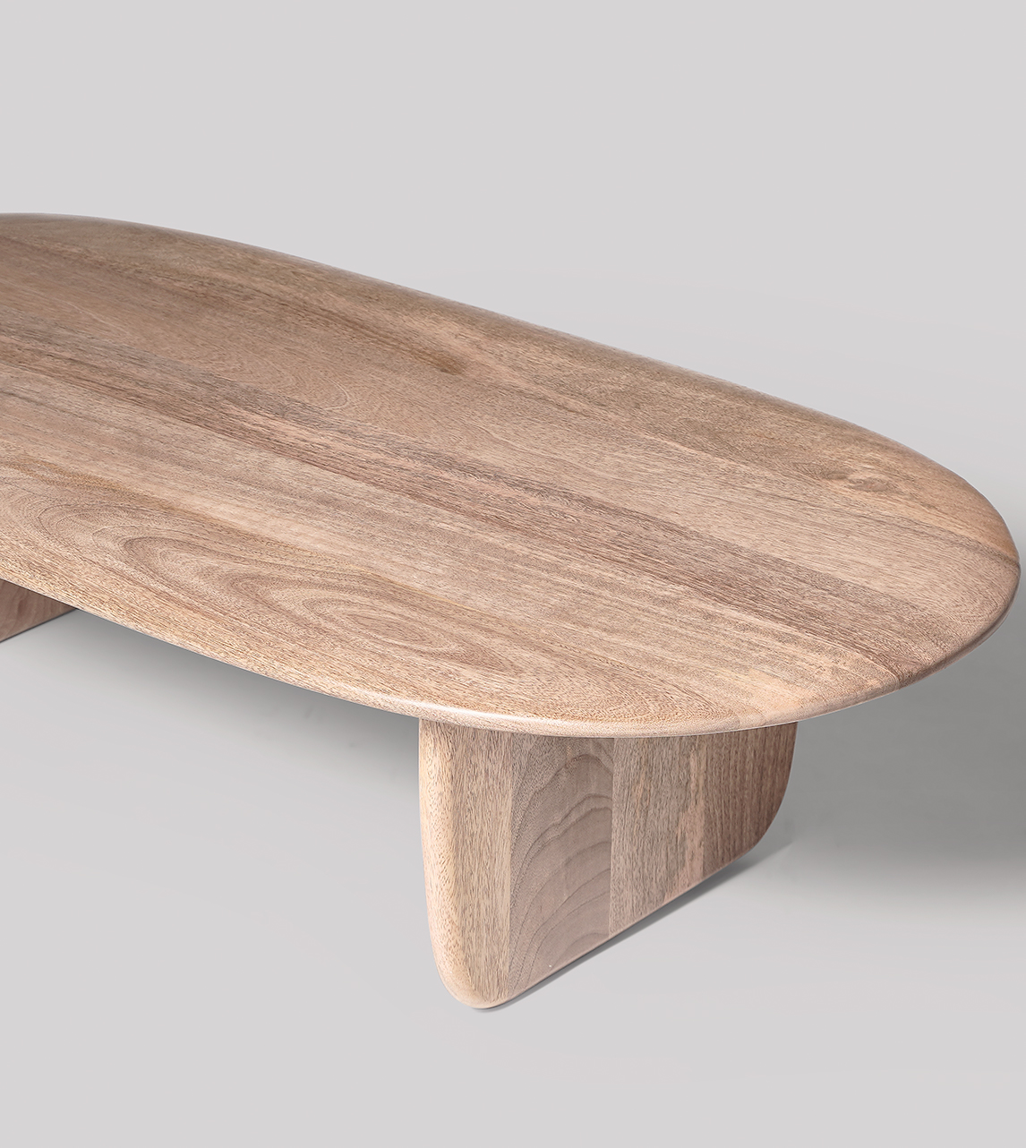Slapton Maximalist Coffee Table in Natural Oak-Stained Mango Wood | Swoon