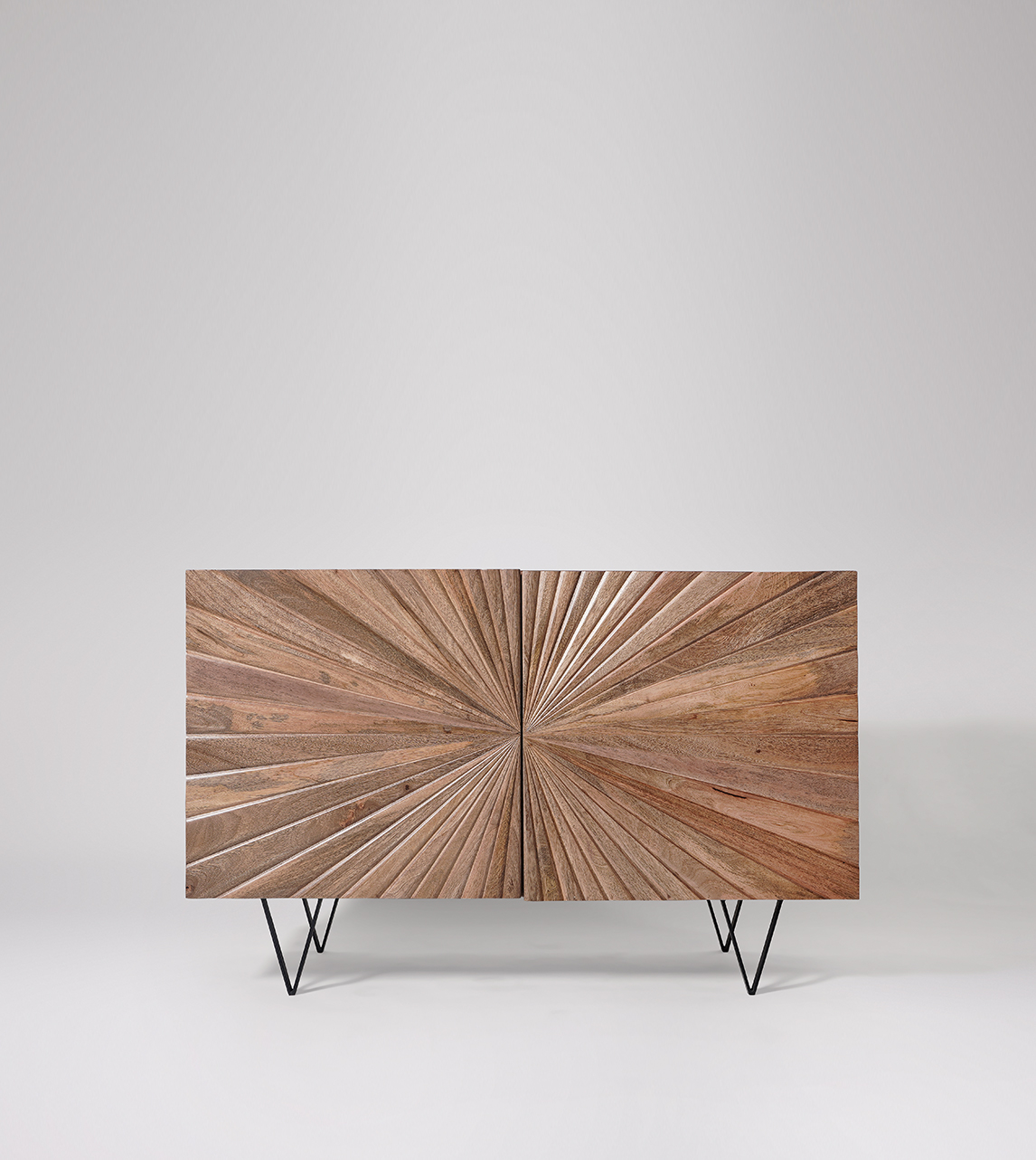 Ziggy Maximalist Sideboard in Natural Oak-Stained Mango Wood | Swoon