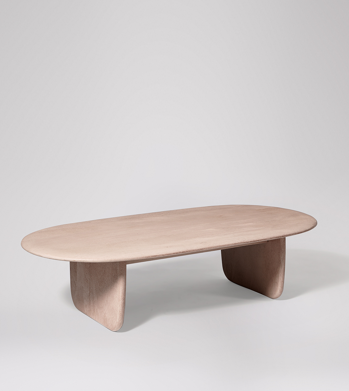 Slapton Maximalist Coffee Table in Sandblasted Grey Mango Wood | Swoon