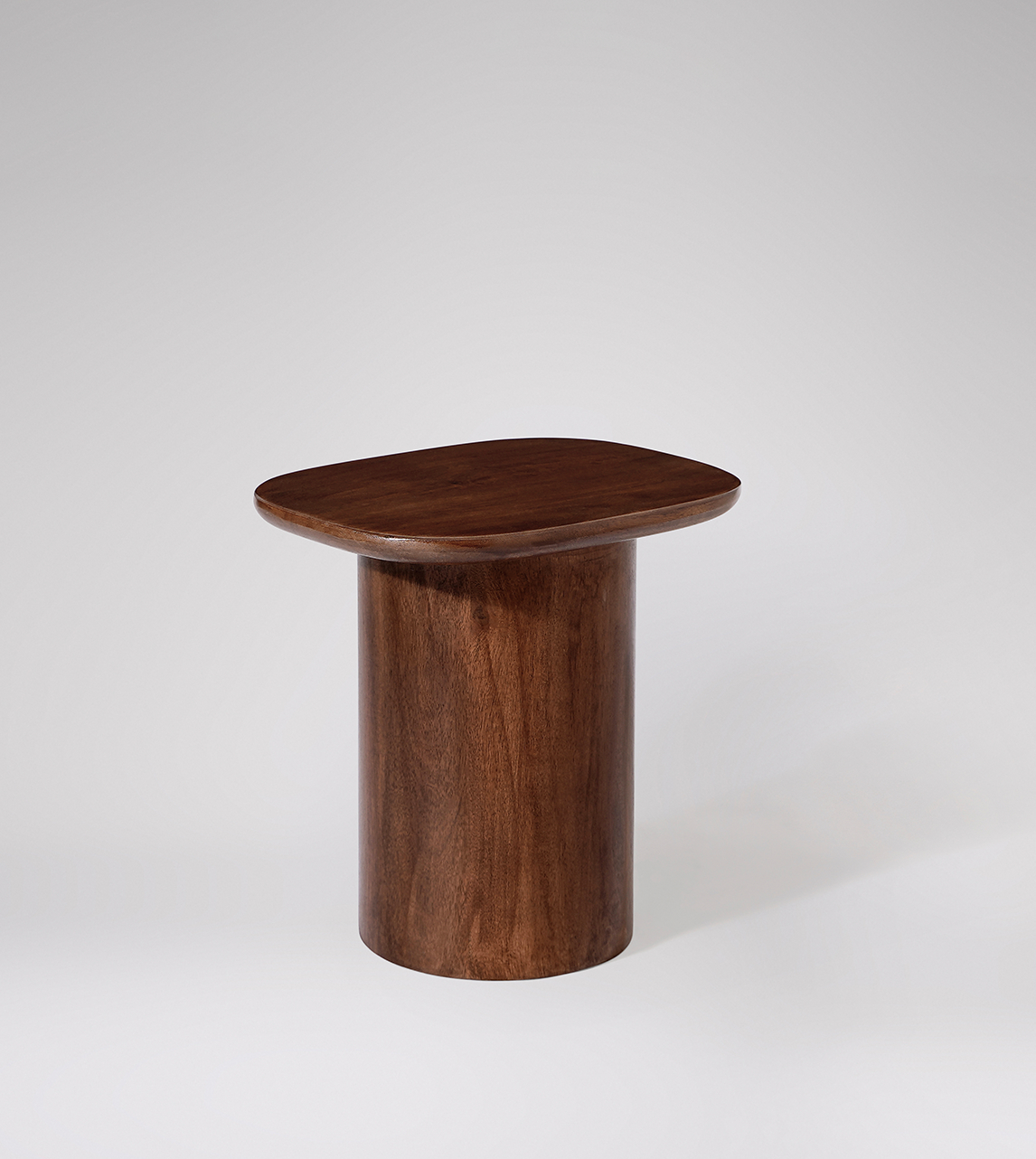 Avon Maximalist Side Tables, Set of Two in Dark Brown Mango Wood | Swoon
