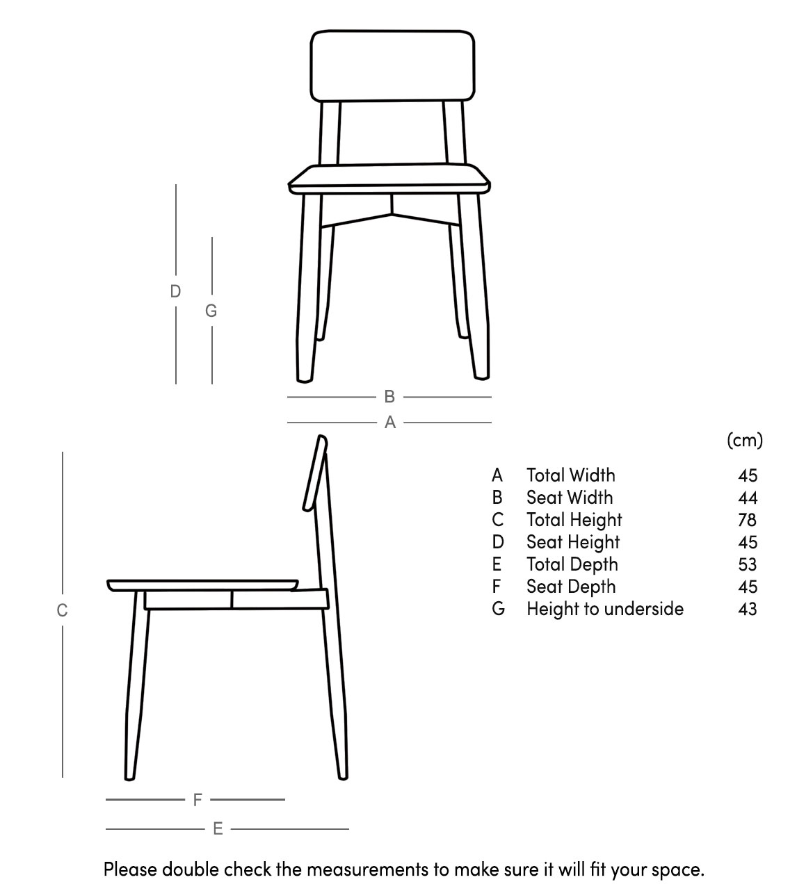Southwark Mid Century Dining Chair in White with Natural Oak-stained ...