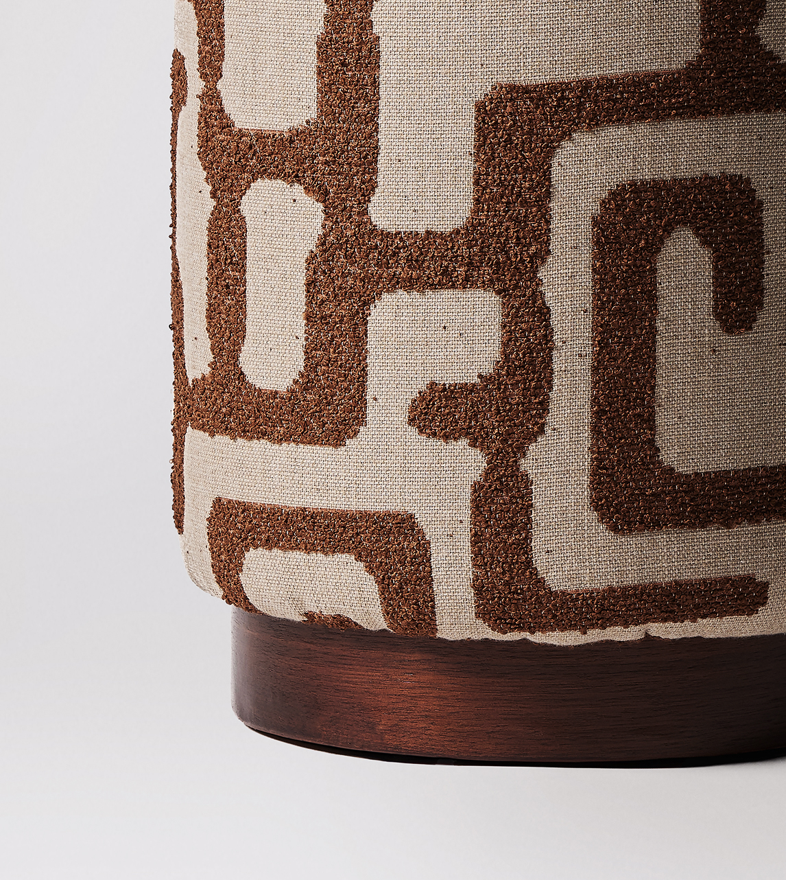 Penfold Maximalist Stool in Dark Rust Red | Swoon