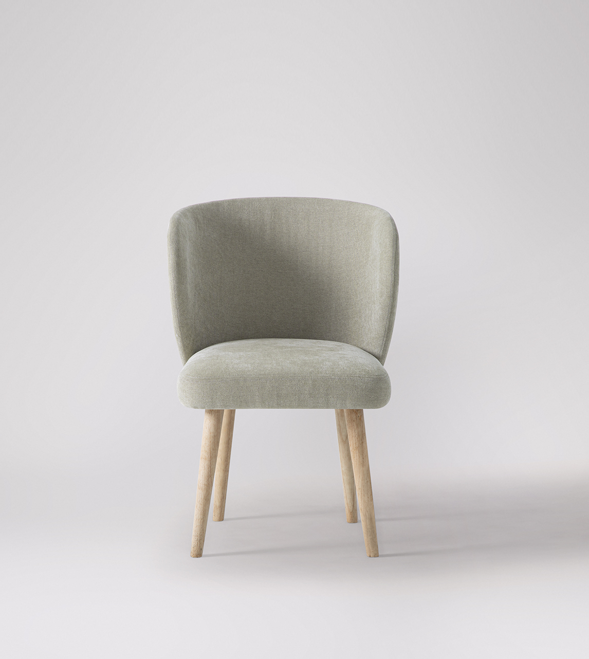 Redbourne Scandi Dining Chair in Kit Velvet | Swoon