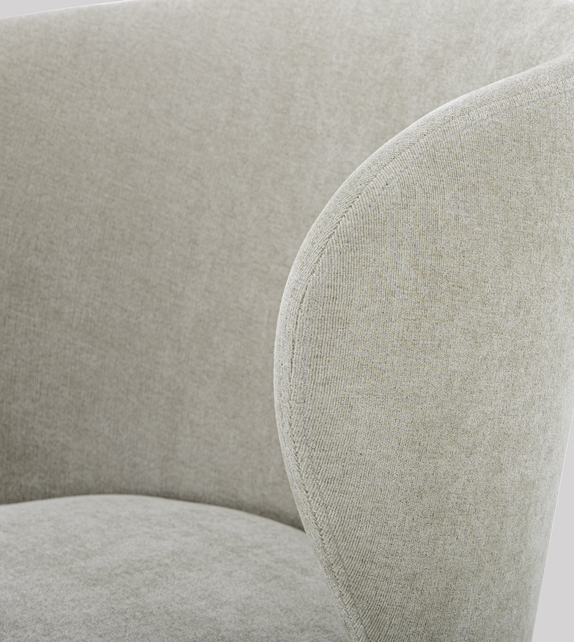 Redbourne Scandi Dining Chair in Kit Velvet | Swoon