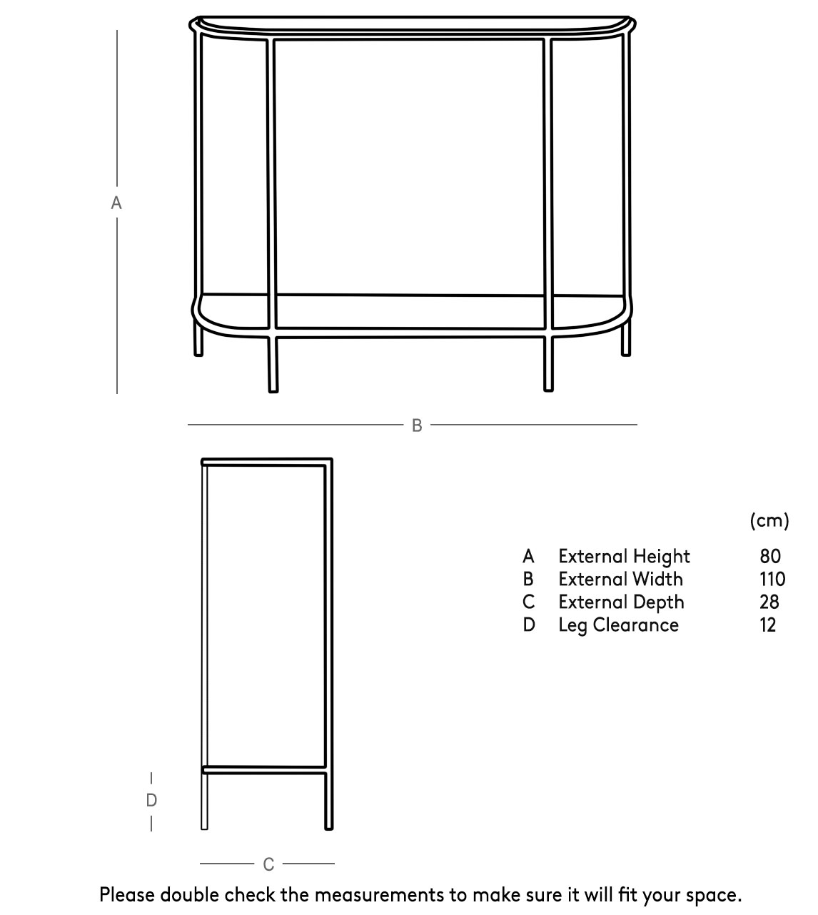 Sienna Luxe Console Table in Brown Marble & Steel | Swoon