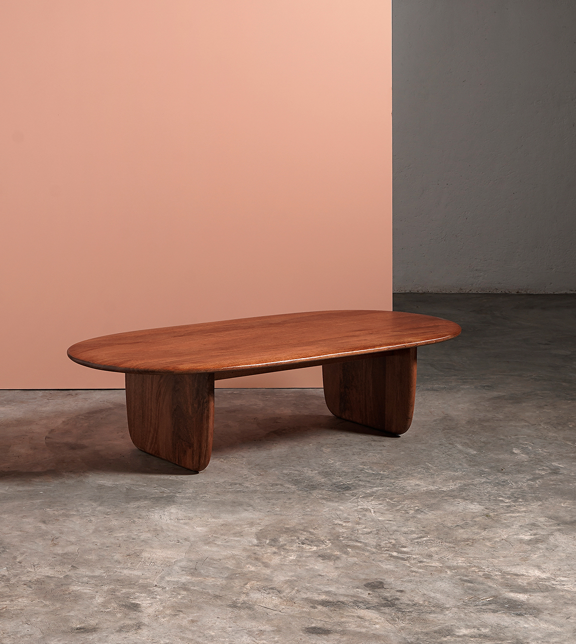 Slapton Maximalist Coffee Table in Dark Brown Mango Wood | Swoon