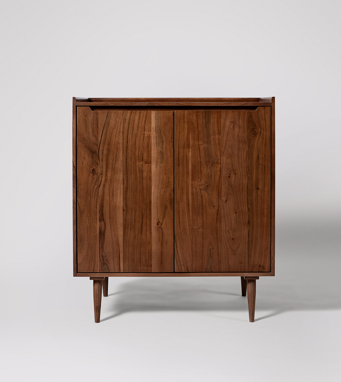 Southwark Scandi Cabinet in Dark Brown Acacia | Swoon