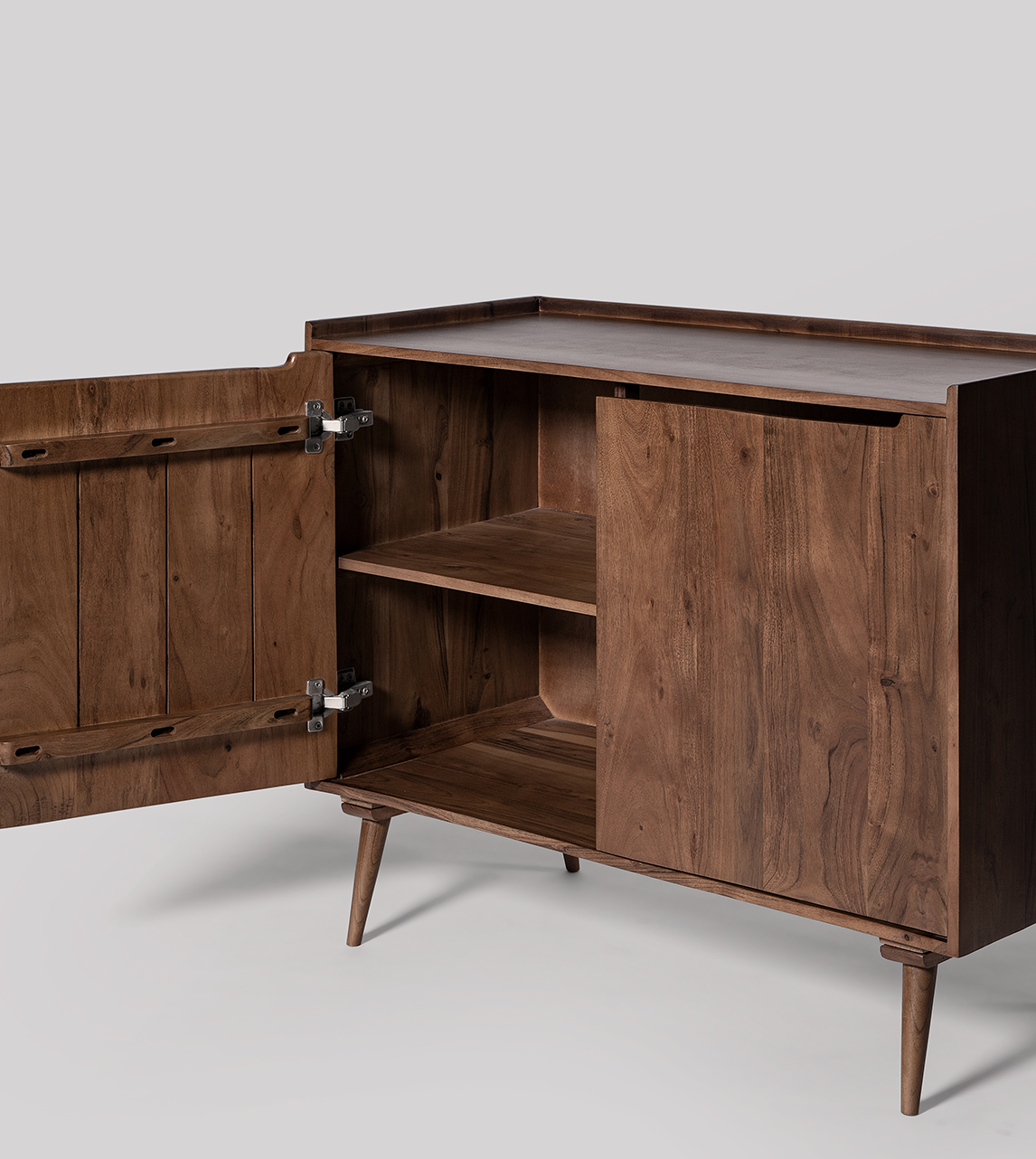 Southwark Small Mid-Century Scandi Sideboard in Acacia | Swoon